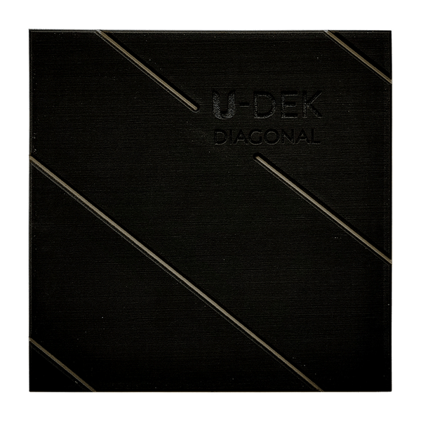 U-DEK™ Dual Layer 6mm Routered Diagonal Pattern 10 Sheet Pack – Form A Sign
