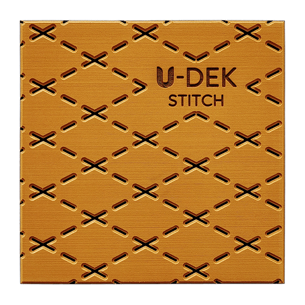 U-DEK™ Dual Layer 6mm Routered Stitch Pattern 10 Sheet Pack – Form A Sign